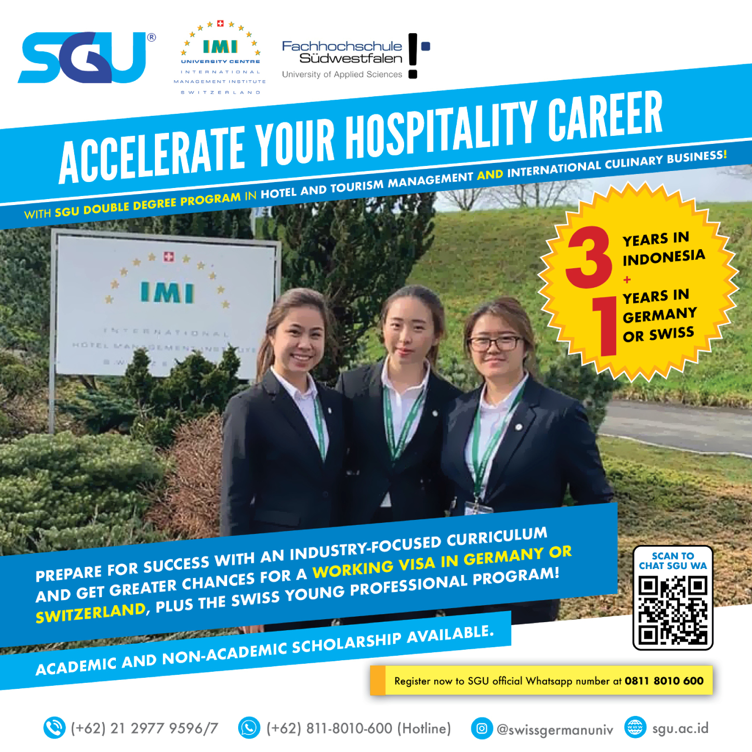 International Hospitality And Culinary Program – Swiss German University